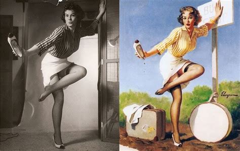 Gil Elvgren Pin Up Art 40 Postcards Set Models Photos And Art