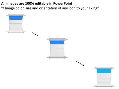 Ej Four Staged Text Boxes Scroll Design Diagram Powerpoint Template Presentation PowerPoint