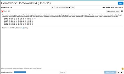 Solved Homework Homework 04 Ch 9 11 Save Score 0 Of 1 Pt