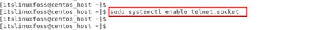 How To Install And Configure Telnet In CentOS Its Linux FOSS