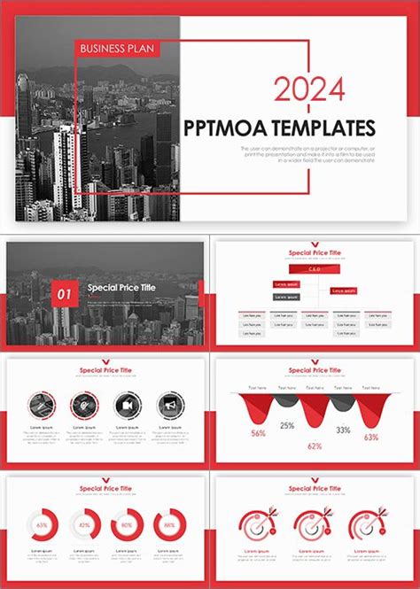 깔끔한 레드 비즈니스 조직도 사업계획서 무료ppt템플릿 Pptmoa 템플릿 프리젠테이션 인쇄물