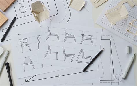 디자이너 스케치 드로잉 디자인 개발 제품 계획 초안 의자 윙백 인테리어 가구 프로토 타입 제조 생산 디자이너 스튜디오 컨셉 0