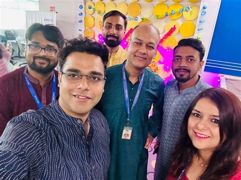 aryan baranwal on linkedin diwali celebration in office hcltech