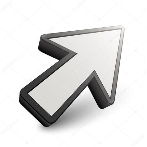 3d Arrow Pointer — Stock Vector © Happyroman 11496663
