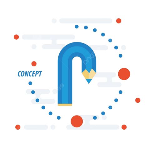 Design Pencil Concept Icon Flat Element Vector Icon Flat Element Png And Vector With