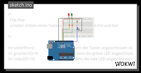 Flip Flop1 Wokwi Esp32 Stm32 Arduino Simulator