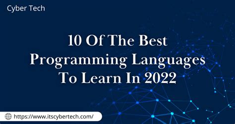 10 Of The Best Programming Languages To Learn In 2022