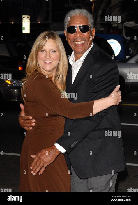 Morgan Freeman And Lori Mccreary Attend Warner Bros Premiere Of
