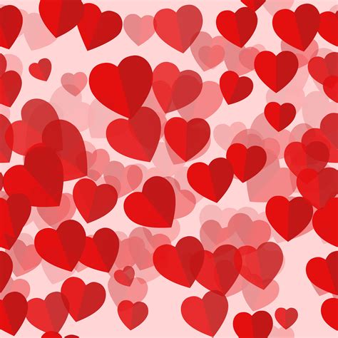 Red Hearts Seamless Pattern Pre Designed Illustrator Graphics ~ Creative Market