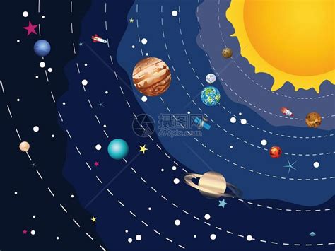 八大行星卡通图片单独 八大行星卡通图片 伤感说说吧