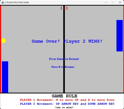 github dasollim pingpong 2 player ping pong game