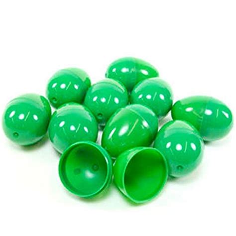 50 Green Empty Easter Eggs Vending Crafts Etc