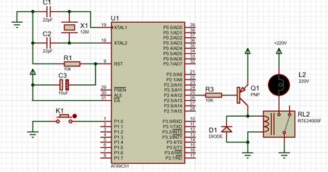 基于51单片机实现继电器控制照明设备（proteus仿真）rte24005f仿真 Csdn博客