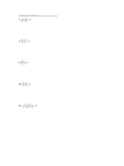 Non Linear Inequalities Scientific Notation Pdf