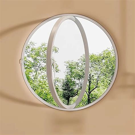 Round Rotating Glass Windows 360° Rotatable Ventilation