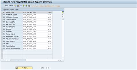 Recpzx Sap Tcode Supported Object Types