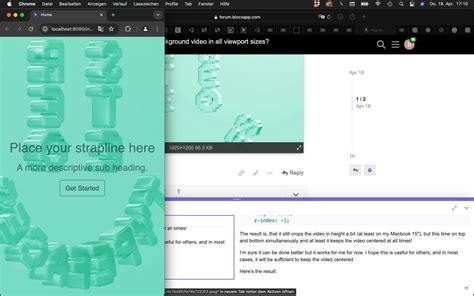 How To Center A Responsive Background Video In All Viewport Sizes I Need Help Blocs Forum