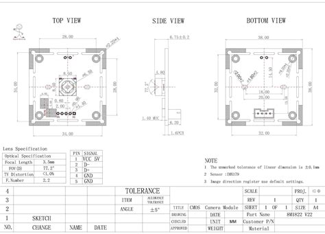 Usb Plug And Play Cmos Sensor Imx179 1 3 2 8mp 15fps Web Usb 4k Camera Module Global Shutter