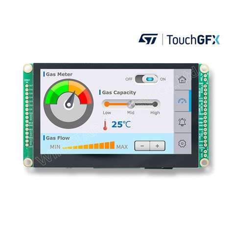Smart Display 43 Inch Can Bus Tft With Projected Capacitive Touch Custom Can Id Gpio