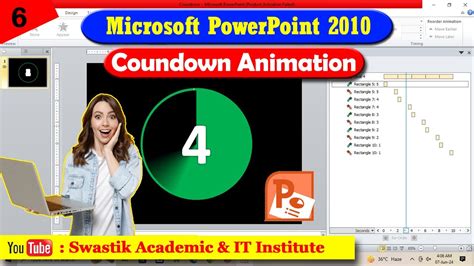 Countdown Timer Animation 5s Powerpoint 2010 Timer Countdown Animation Presentation Youtube