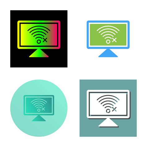 Disconnected Network Vector Icon Vector Art At Vecteezy