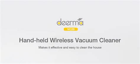Xiaomi Deerma VC20 Cordless Stick Vacuum Cleaner White