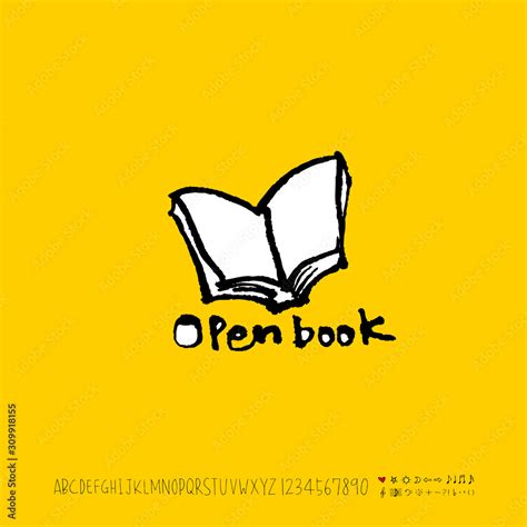 손으로 그린 알파벳 일러스트 Stock Vector Adobe Stock