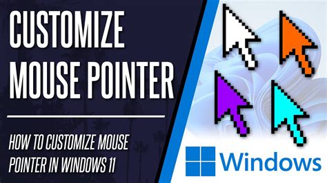 How To Customize Mouse Pointer In Windows SIZE COLOR MORE YouTube