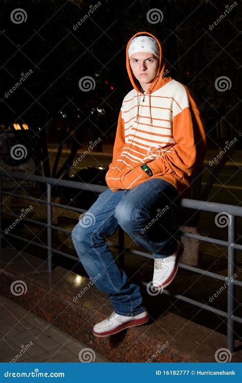 Young Drug Dealer On The Street Stock Image Image Of Attractive