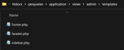 Membuat Aplikasi Penjualan Dengan Codeigniter Membuat Template 3