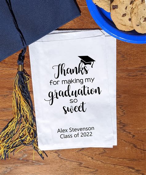 Graduation Party Decor Graduation Favor Bags Graduation Etsy