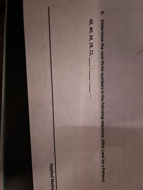 Answered 4 Determine The Next Three Numbers In… Bartleby