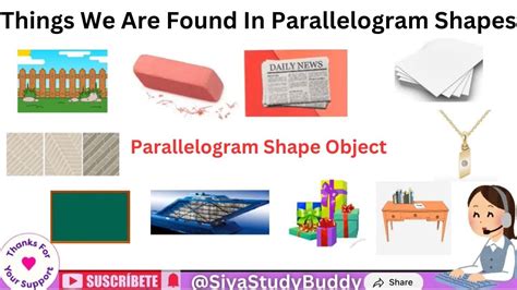 Parallelogram Shape Parallelogram Shape Objects Parallelogram Shaped Items Parallelogram