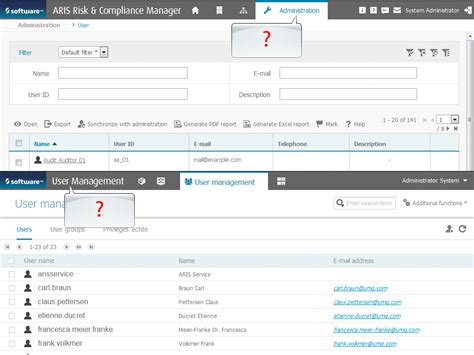 Arcm Administration Tab Versus Aris Administration Aris Bpm Community