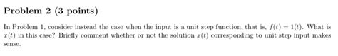 solved problem 1 4 points consider that a particle with