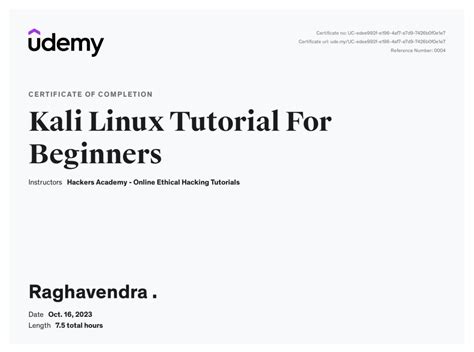 Raghavendra Shetty On Linkedin Udemy Course Completion Certificate