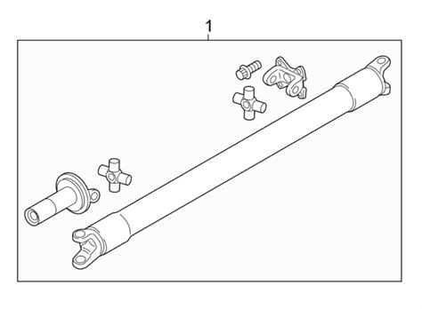 2016 Ford F 150 Drive Shaft Assembly Shaft Assembly Drive