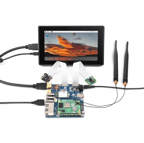 wifi6 dual eth ploča mini pc za raspberry pi compute module 4 m 2 e key slot malina314