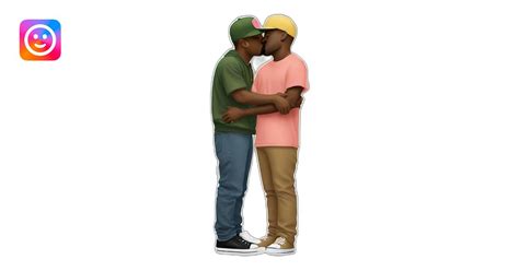Kanye West Kissing Tyler The Creator Emoji Ai Emoji Generator