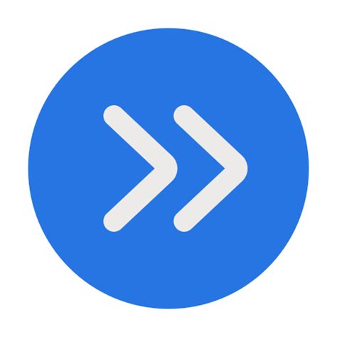 skip button generic color fill icon