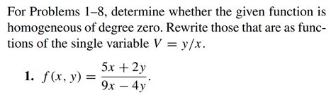 Solved For Problems 1−8 Determine Whether The Given