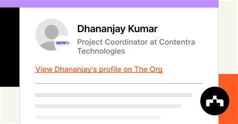 Dhananjay Kumar Project Coordinator At Contentra Technologies The Org