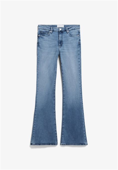 Armedangels Anamaa Flared Jeans Blue Mistblue Denim Zalandoat