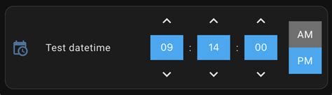 input datetime entity need to show seconds frontend home assistant