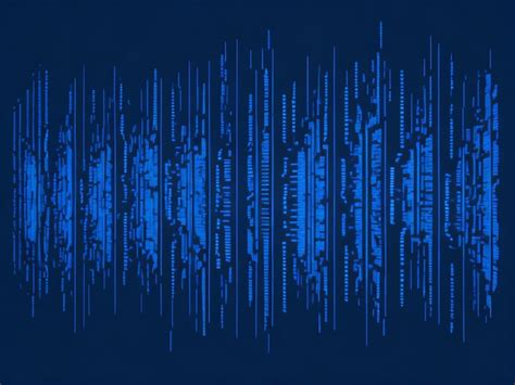 Premium Photo Blue Digital Binary Data On Computer Screen Background