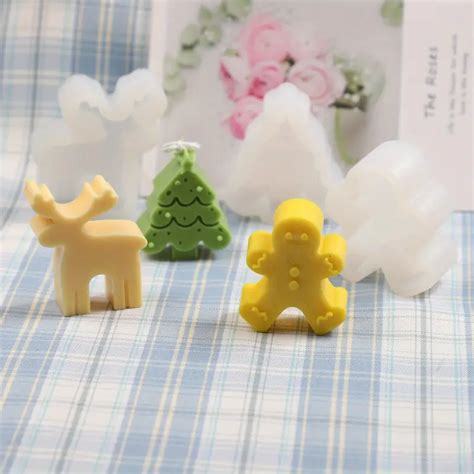 1 бр Коледно джинджифилово човече Елк Ароматерапевтична свещ Temu Bulgaria