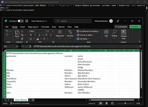 How To Export Active Directory Users To Csv Petri
