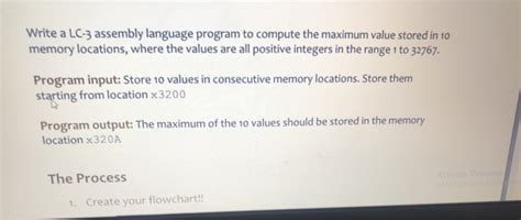 Solved Write A Lc 3 Assembly Language Program To Compute The