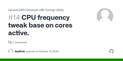 cpu frequency tweak base on cores active · issue 14 · jamescj60