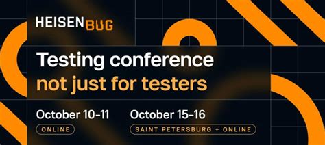 heisenbug qa conference on linkedin personal ticket — heisenbug 2023 autumn testing